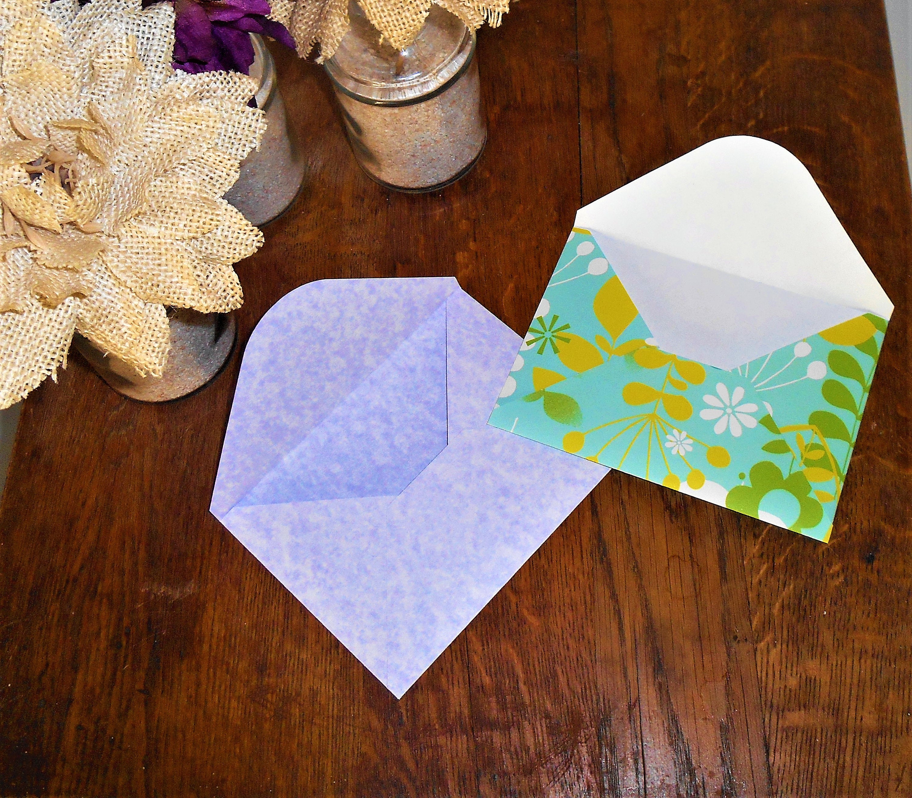 Hello Note Card & Envelope SVG Template Cut File for Cricut | Etsy