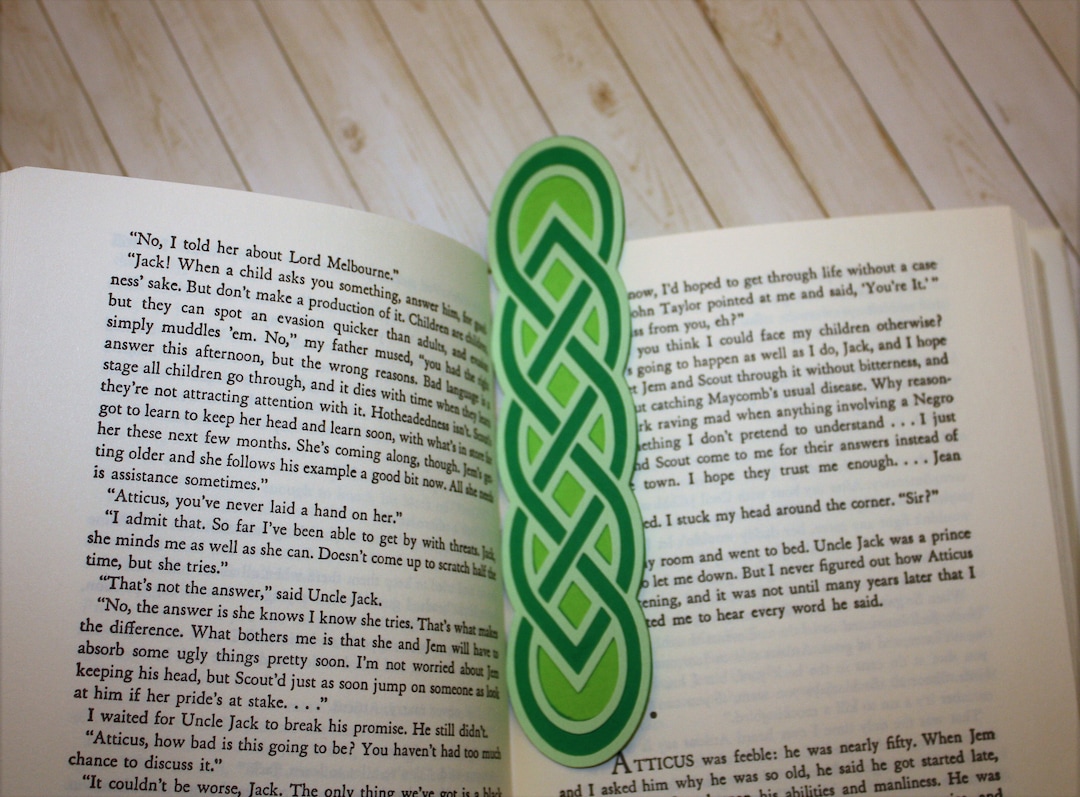 DIY Celtic Bookmark SVG File for Cricut or Silhouette - Etsy