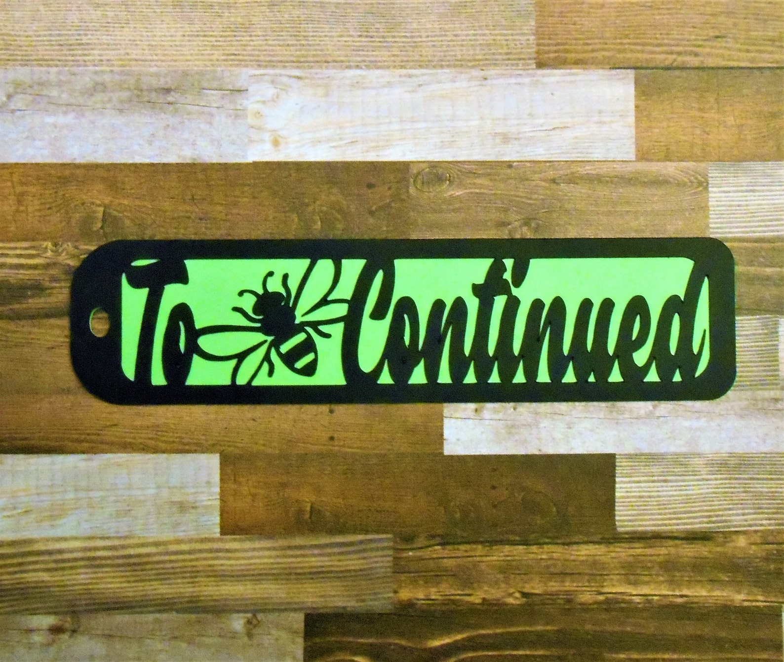 To BEE Continued Bookmark SVG File for Cricut and Silhouette | Etsy