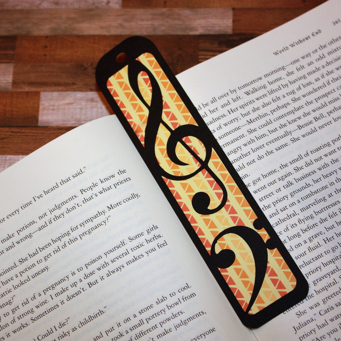 Music Clefs Bookmark SVG File for Cricut and Silhouette - Etsy