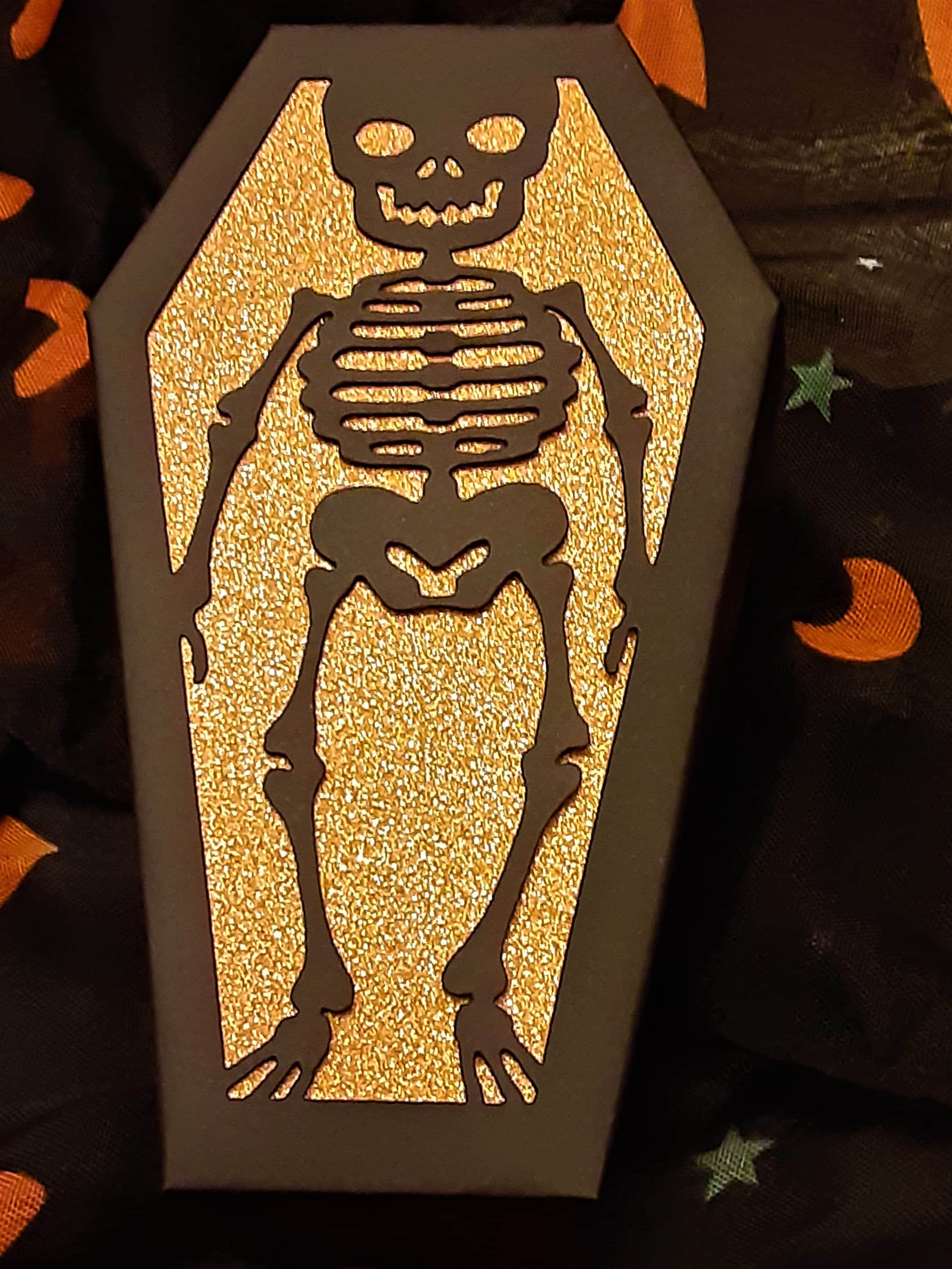 Halloween Scary Coffin Treat Boxes SVG Cut File - Etsy