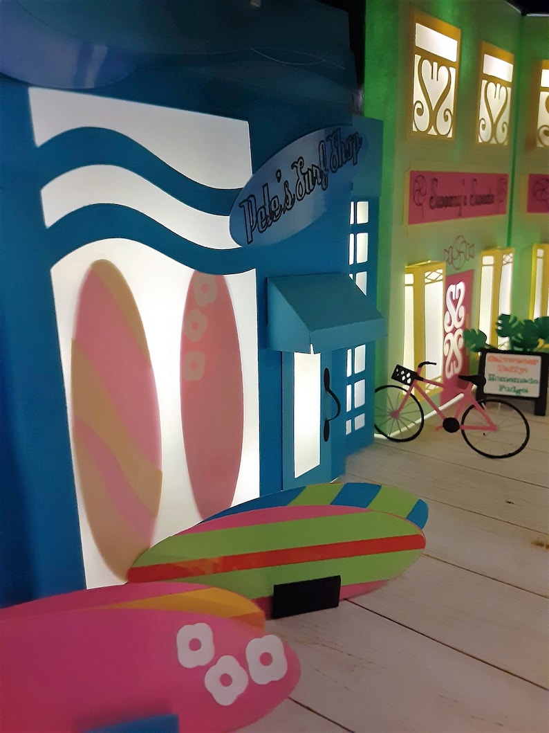 Book Nook Beach Boardwalk Diorama SVG Cut Files - Etsy Canada