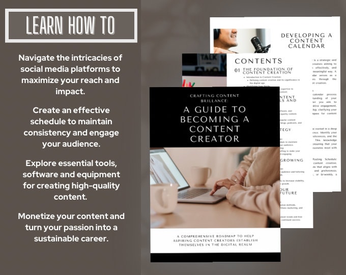 Ultimate Content Creator Bundle | Social Media Template | Content Creator Guide | Faceless Reels ...