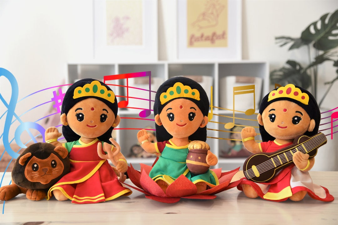 MODI TOYS - the Mini Devis Bundle (7 Inch) Mantra Singing Laxmi Devi ...
