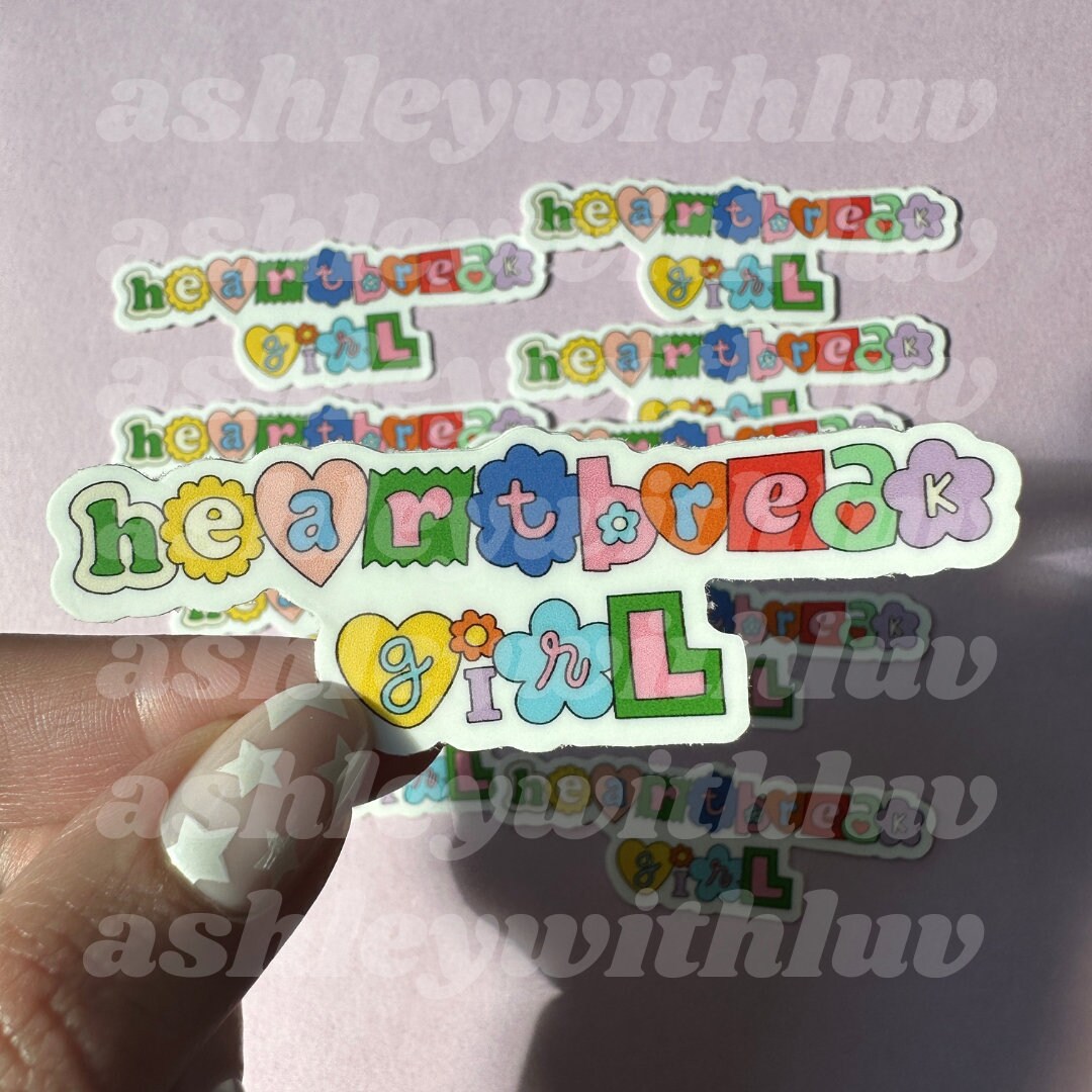 Heartbreak Girl Sticker - Etsy