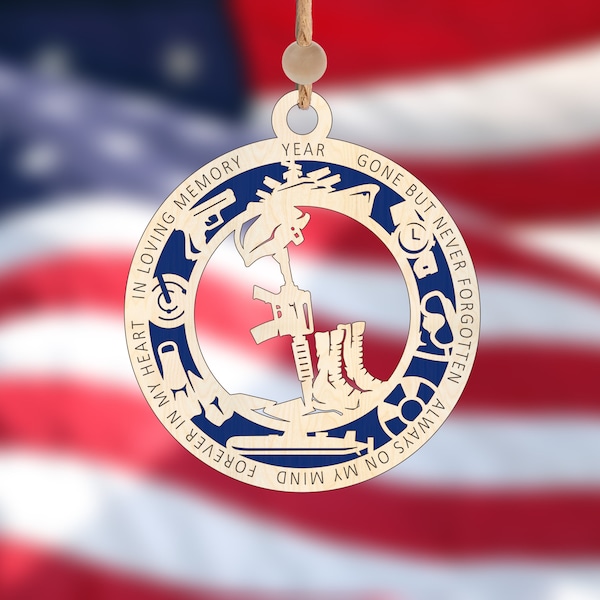 Military Memorial Ornaments - Etsy
