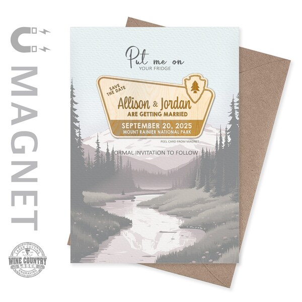 National Park Invite - Etsy