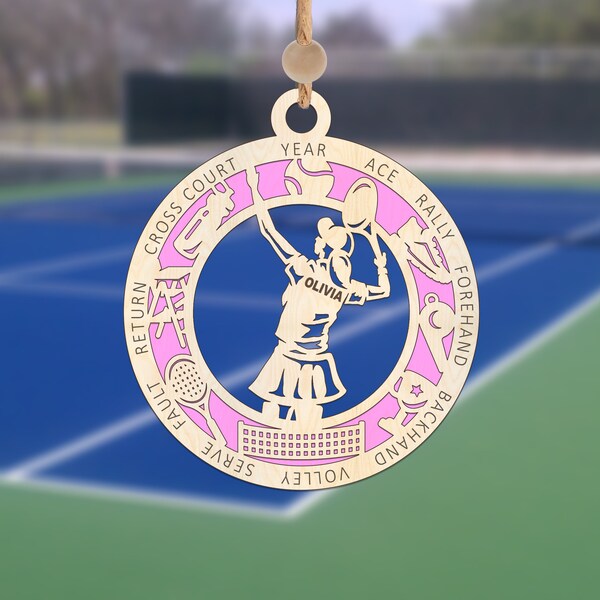 Tennis Ornaments - Etsy