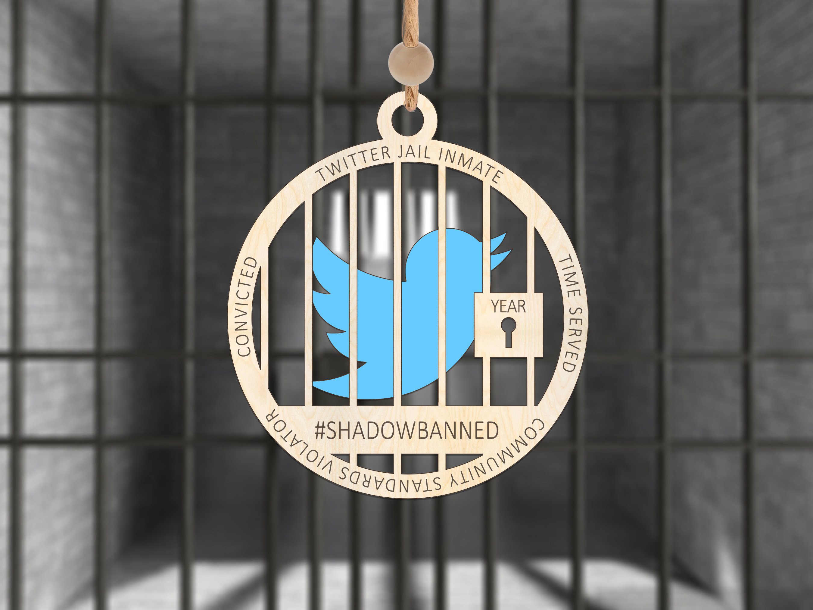 Facebook Jail Ornament 2023 Facebook Jail FB Jail Facebook - Etsy