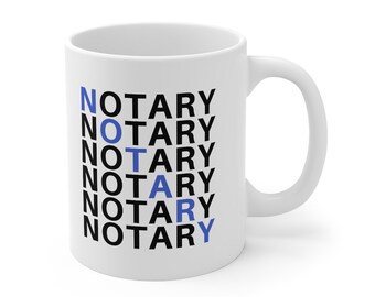 Notary Public Mug | Etsy