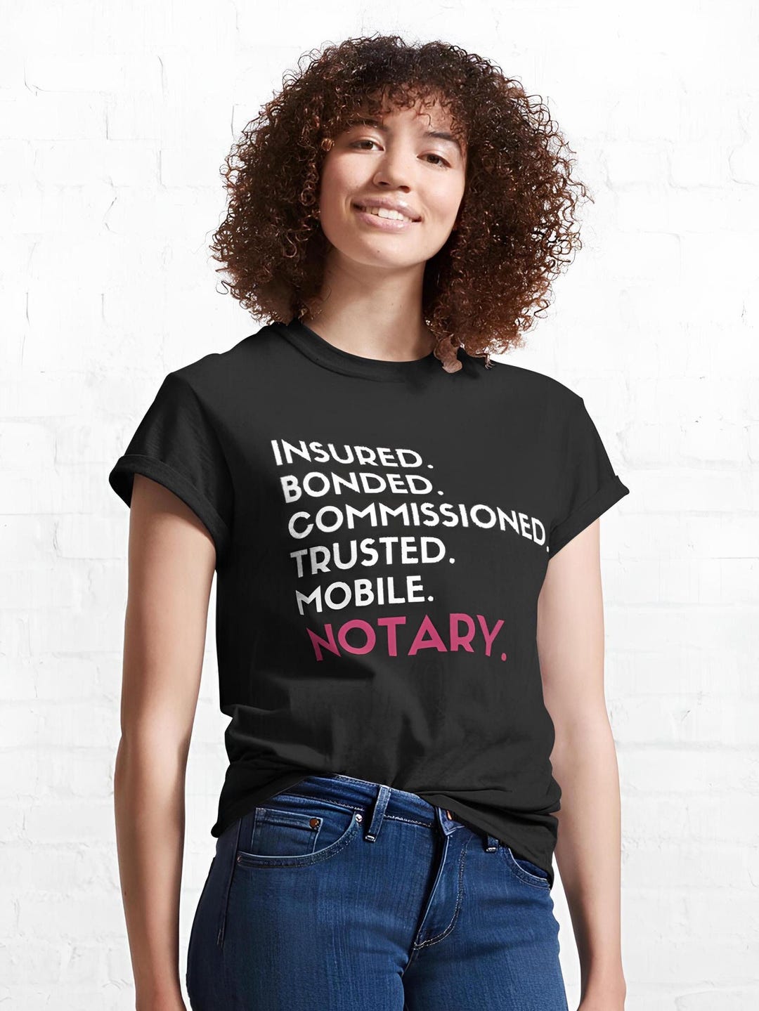 Notary Period T‑shirt – Unisex Notary Public Tee for Loan Signing ...