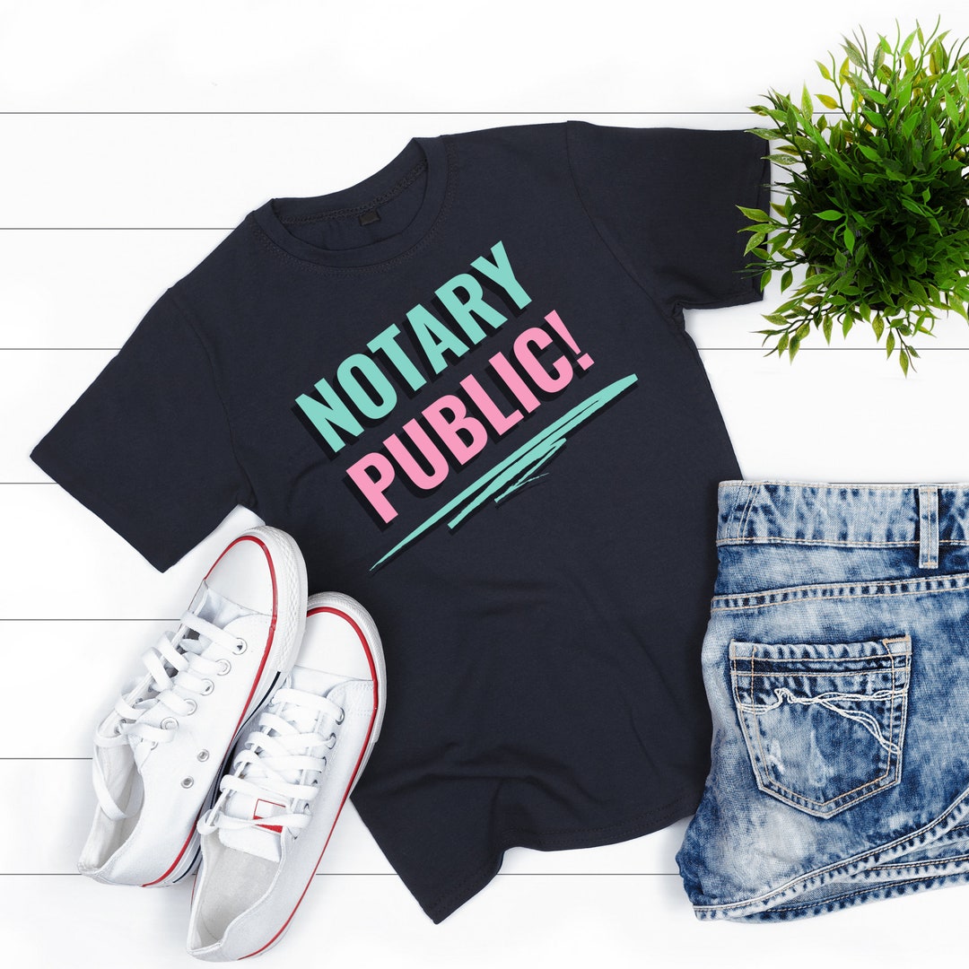 Notary Public T-shirt | Unisex Soft Cotton Jersey Tee - Etsy