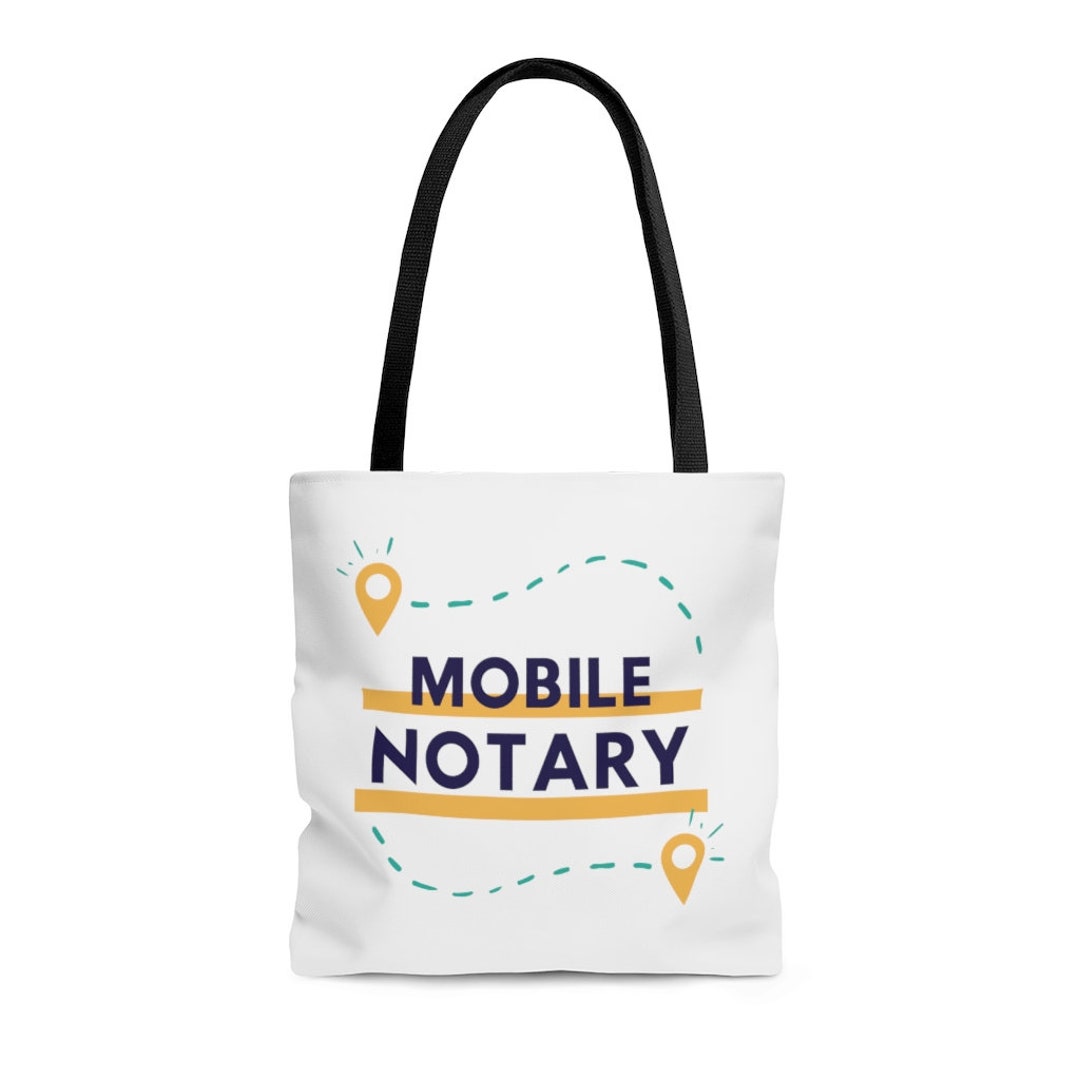 Mobile Notary Bag | Notary Public Tote Bag - Etsy