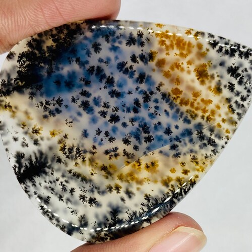Natural Dendritic Moss Agate Cabochons Top Quality Dendritic - Etsy