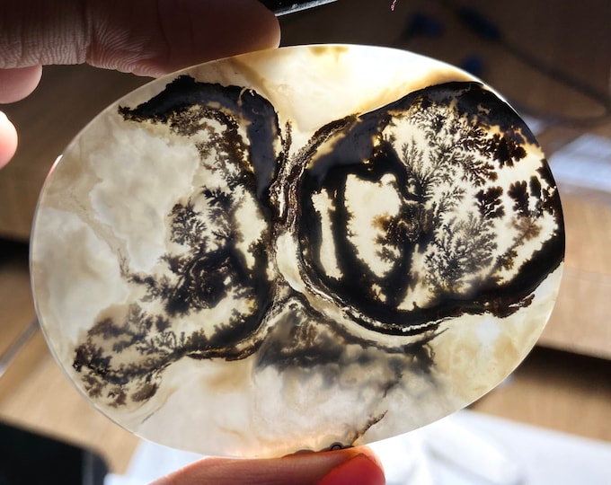 Museum Quality Dendritic Agate (shajar) From a Private Collection 122ct ...