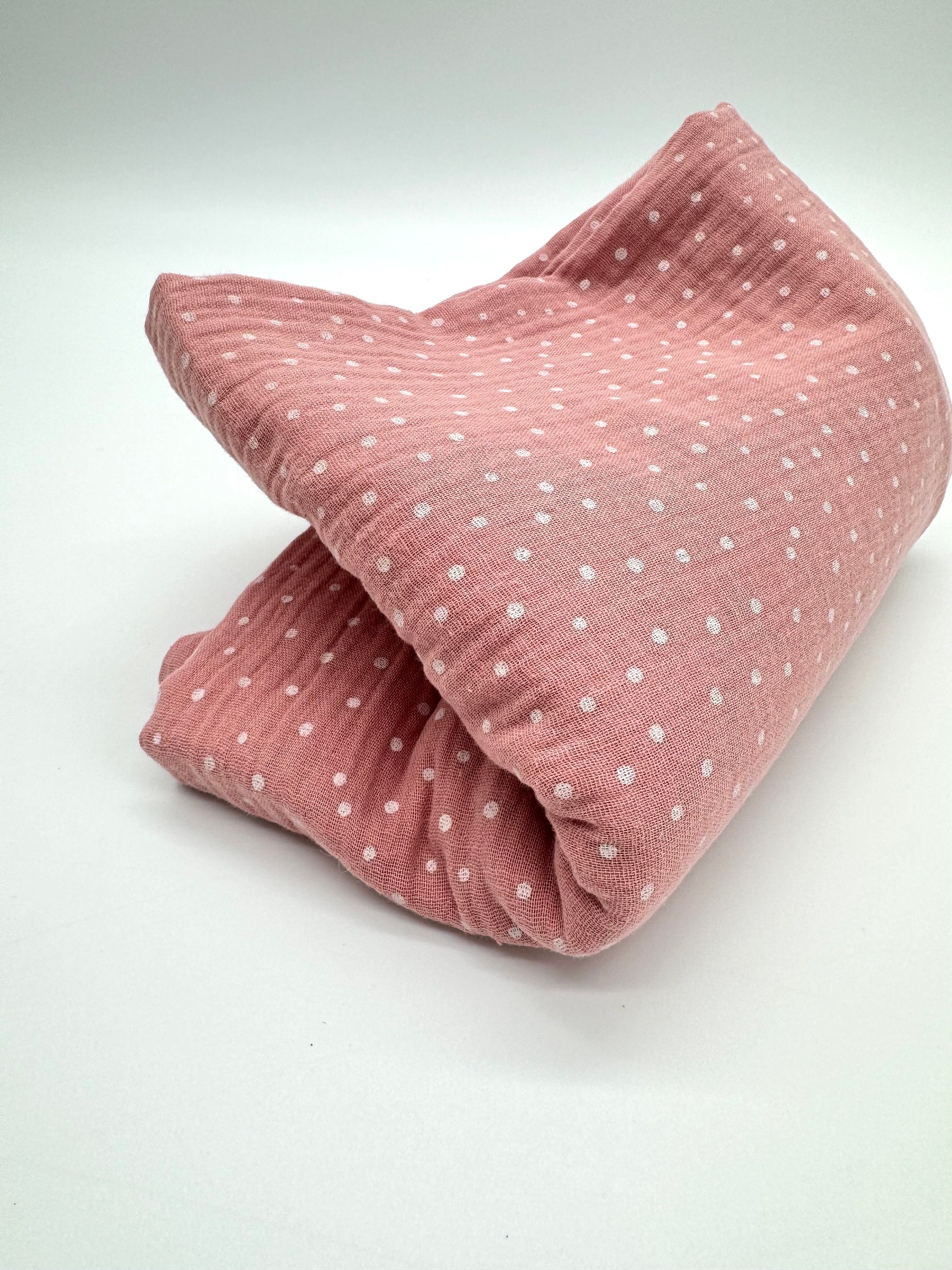 Musselin Dots in verschiedenen Farben Stoff Double Gauze Punkte ab 0,5m ...