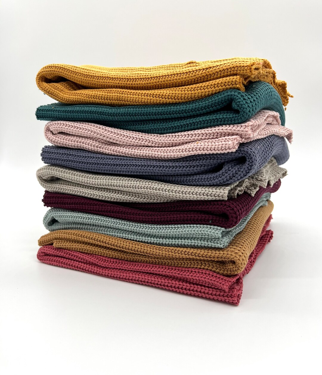 Chunky Knit Big Knit Knit Fabric Cotton Knit Fabric in - Etsy