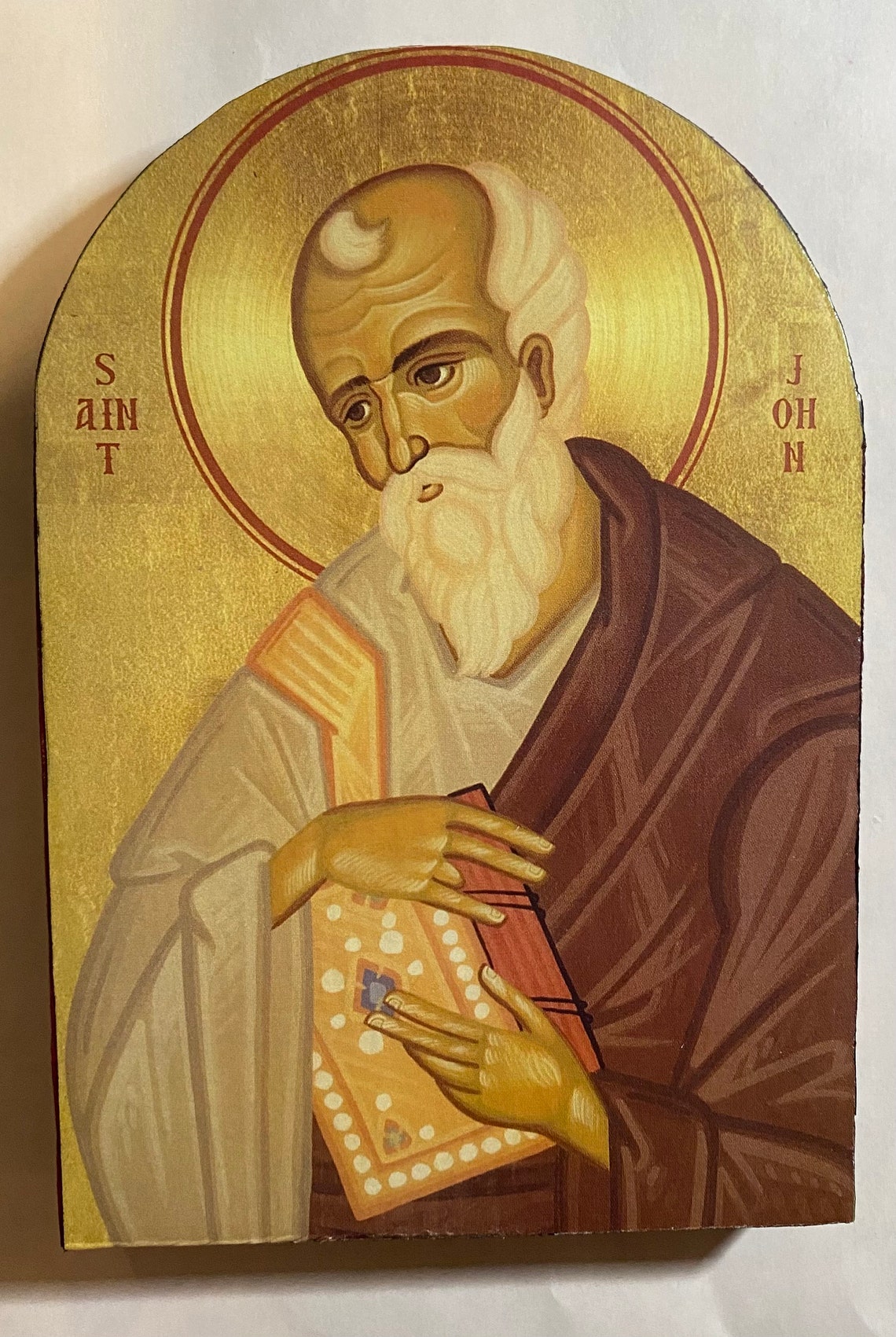 Heiliger Johannes der Evangelist Ikone | Etsy