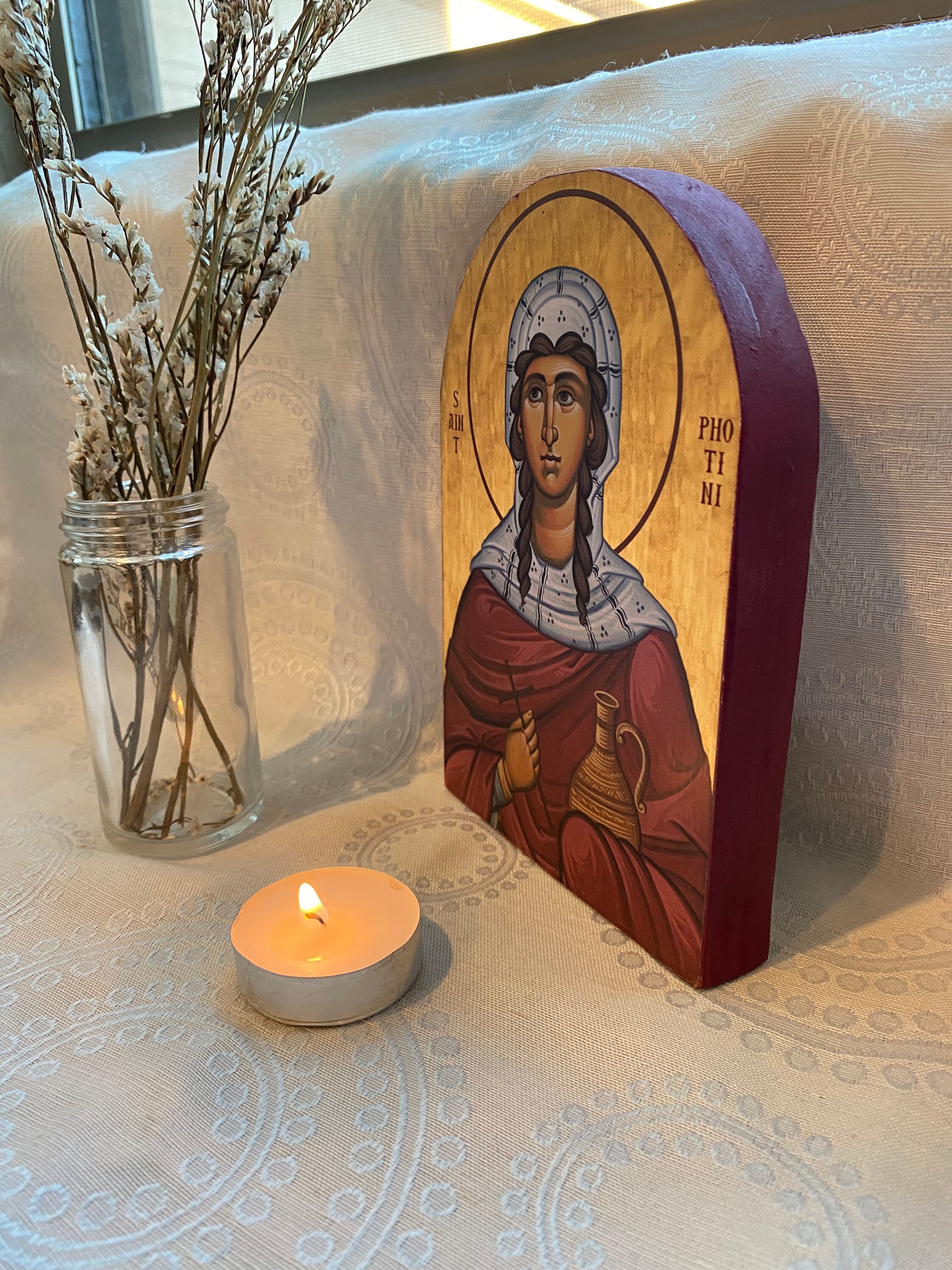 Saint Photini The Samaritan woman icon | Etsy