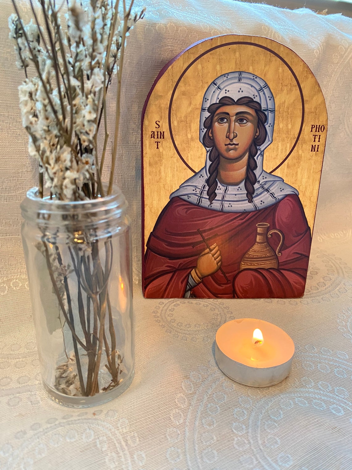 Saint Photini The Samaritan woman icon | Etsy