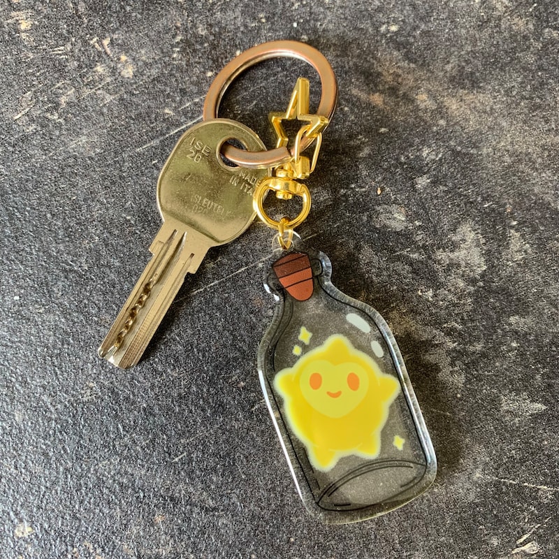 Star Keychain - Etsy