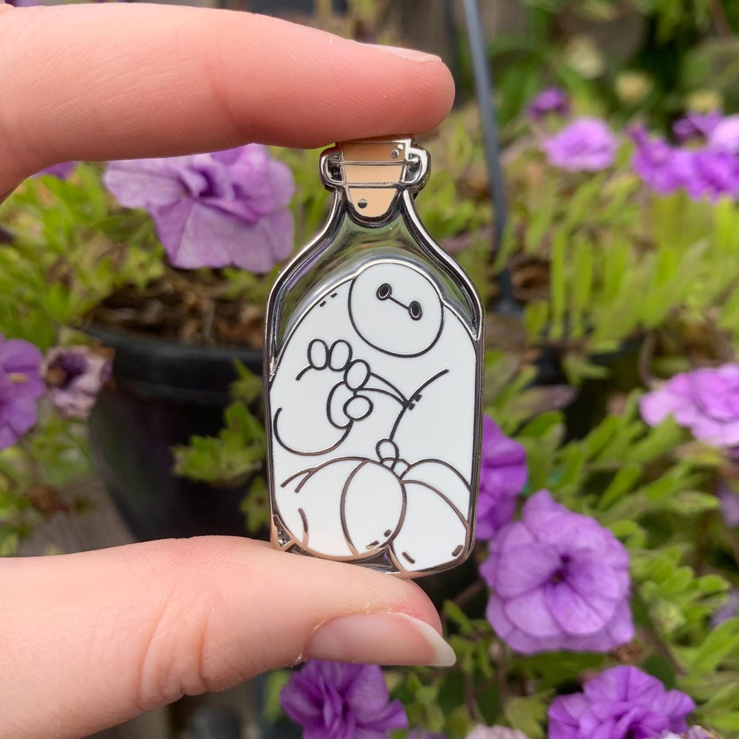 Enamel Pin - Baymax - Bottled up Friends - Disney Enamel Pin - Kawaii ...