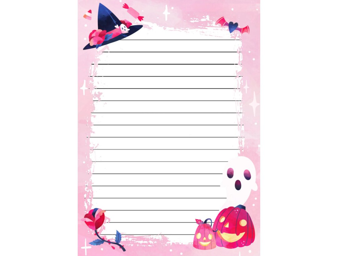 Spooky - Halloween - Creepy - A6 To-do List- Planner - Grocery List ...