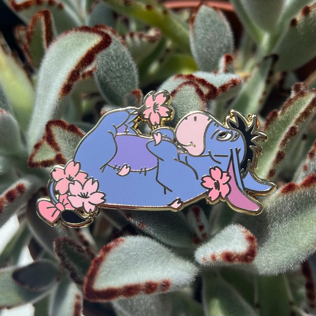 Enamel Pin - Eeyore - Sakura Friends - Cute Kawaii Pins ...