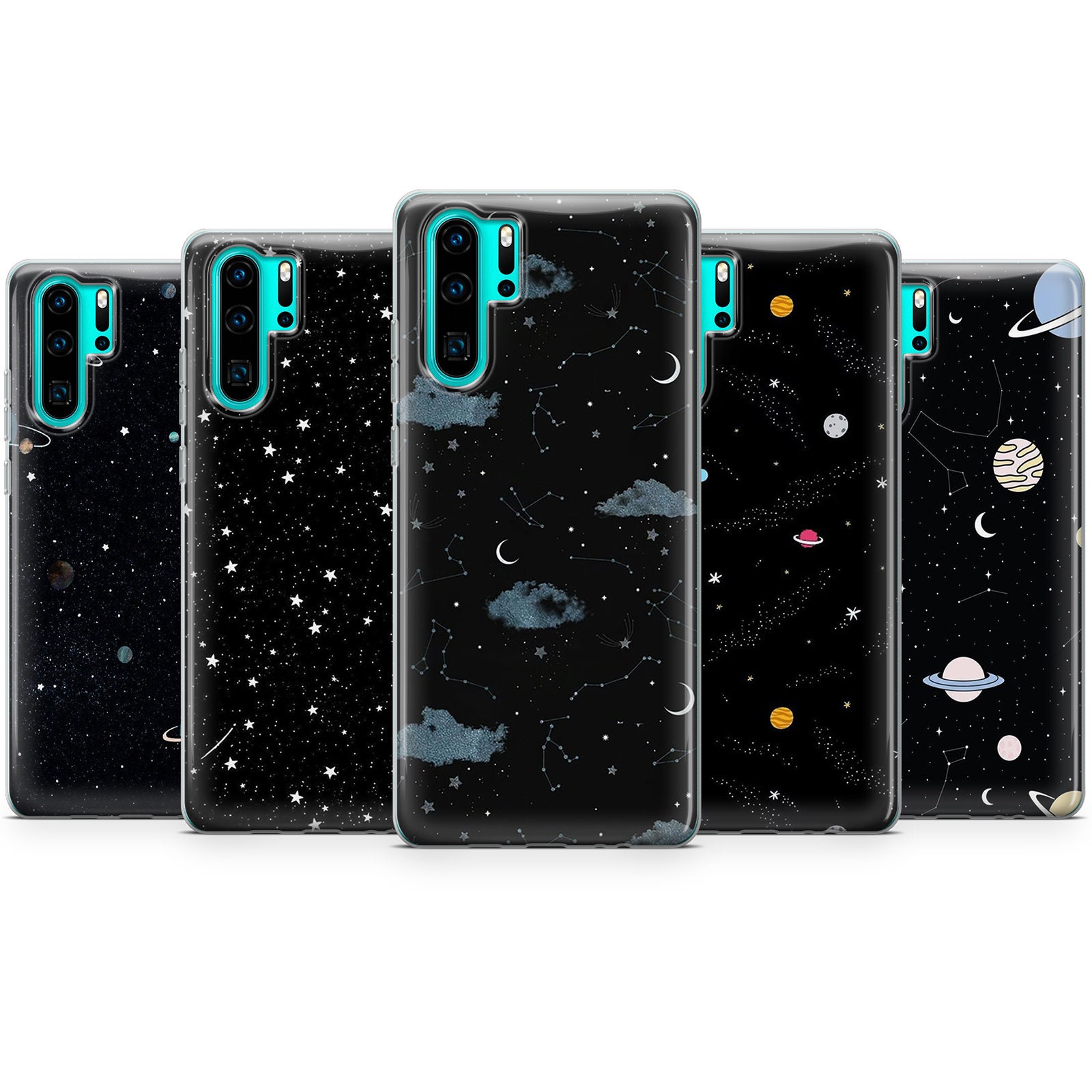 Planet Phone Case Moon Star Cover Fit for Iphone 14 Pro 13 - Etsy UK
