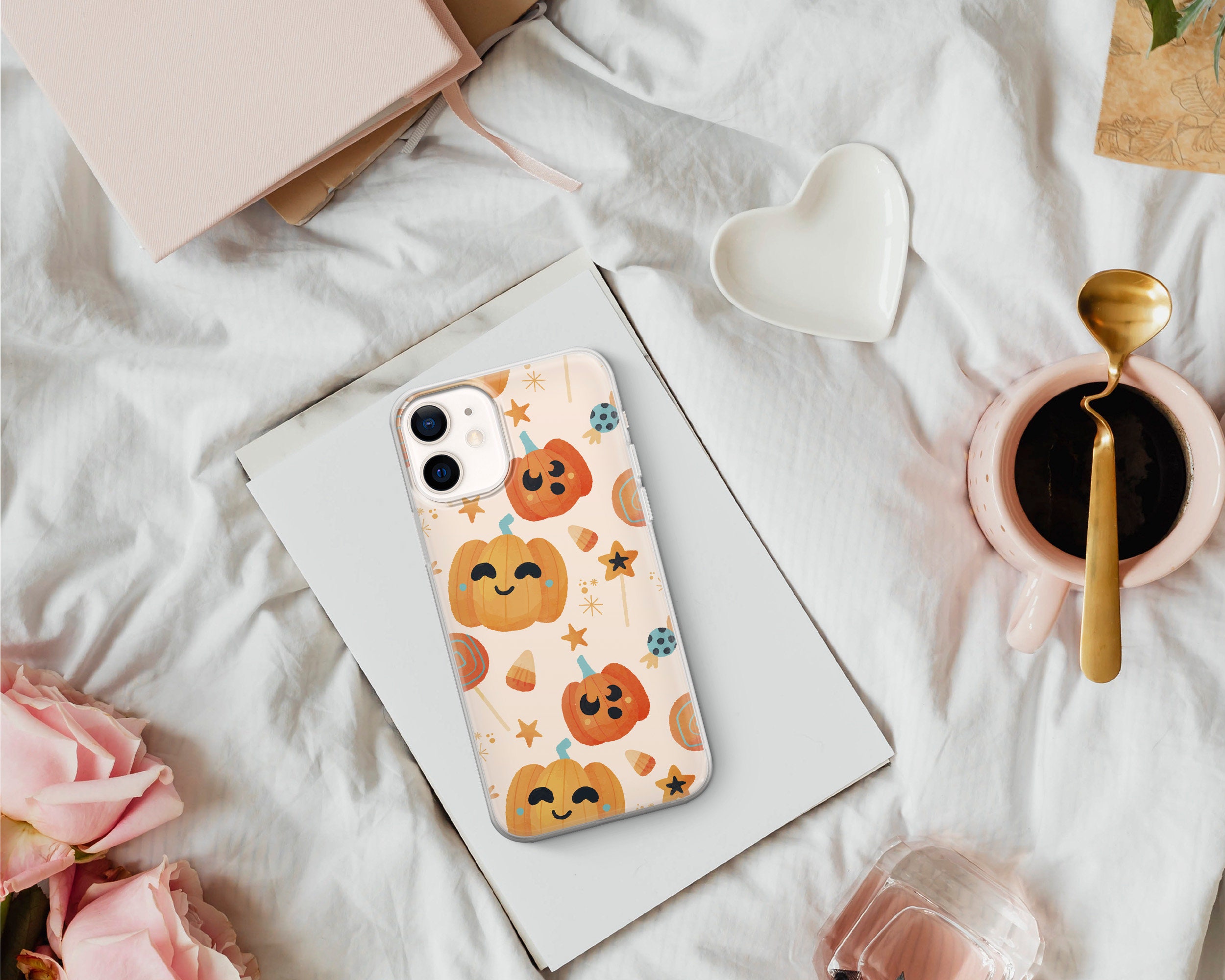 Halloween Phone Case Fall Autumn Cover for iPhone 17 Pro Max, 16e, 15 ...