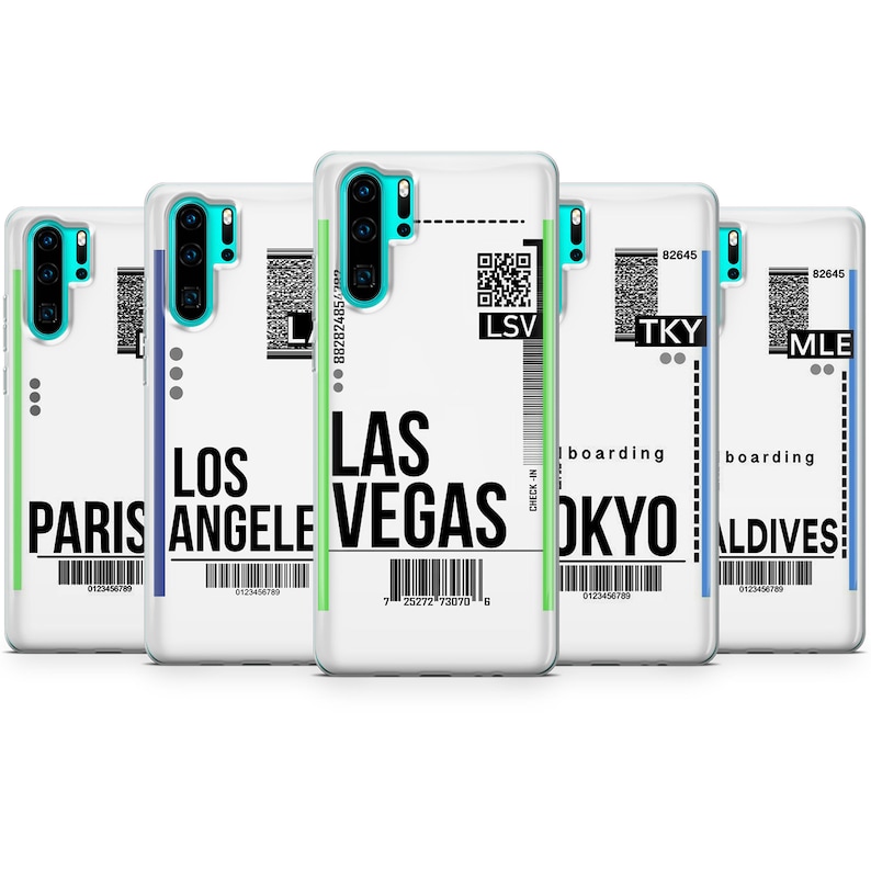 Flight Ticket Phone Case Boarding Pass Coverfor iPhone 17 Pro Max, 16e ...