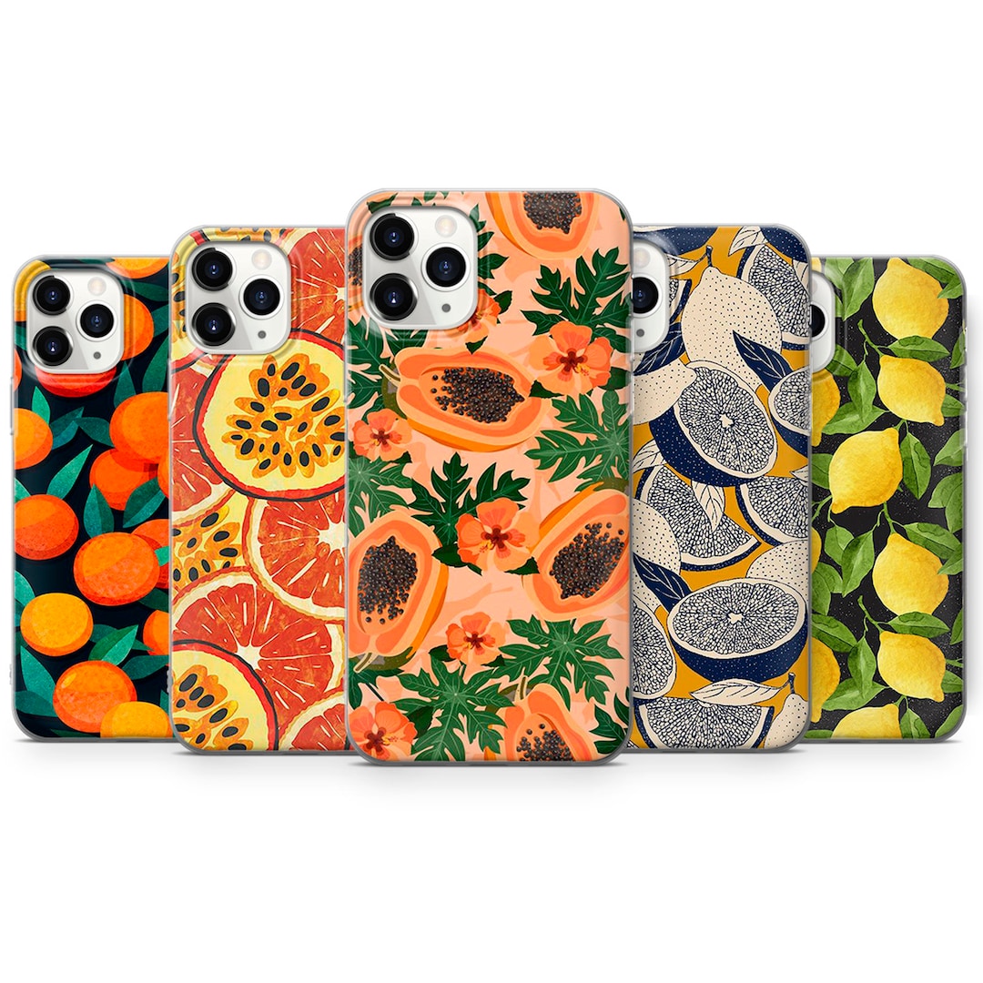 Exotic Fruit Phone Art Tropical Fruit Cover for iPhone 17 Pro Max, 16e ...