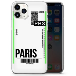 Flight Ticket Phone Case Boarding Pass Coverfor iPhone 17 Pro Max, 16e ...