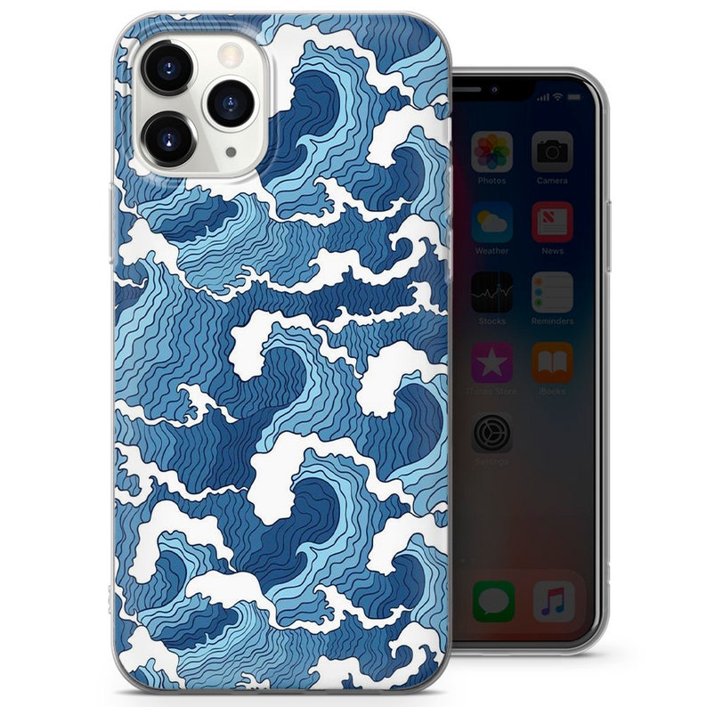 Japanese Wave Phone Case Great Wave Cover Fit for Iphone 14 - Etsy UK