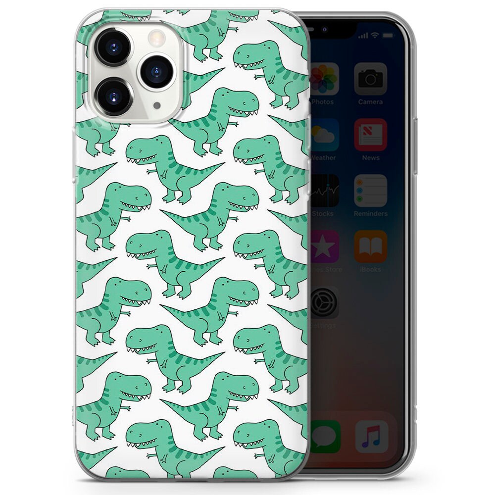Cute Dinosaur Phone Case T-rex Dino Cover for iPhone 17 Pro Max, 16e ...