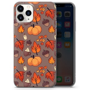 Autumn Phone Case Fall Leaves Cover for iPhone 16 Pro Max, 15 Plus, 14 ...