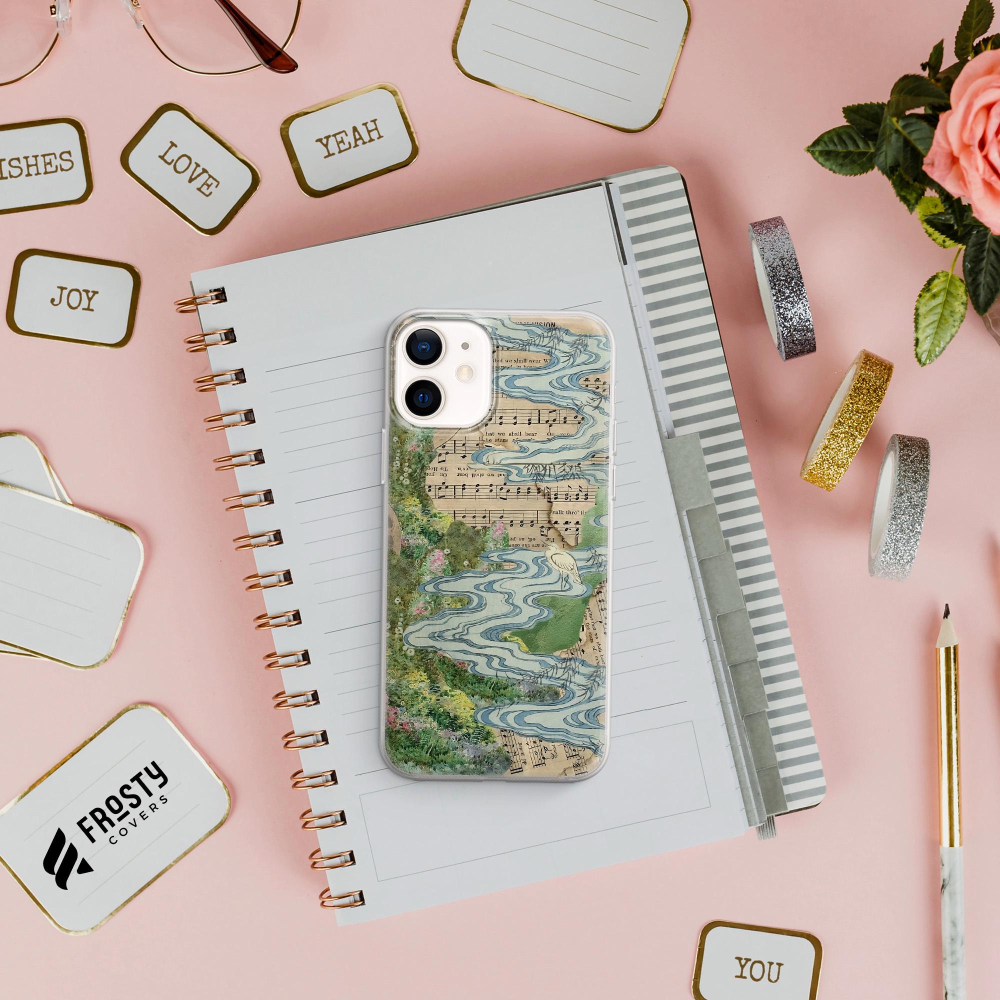 Cottagecore Phone Case Wildflower Scrapbook Cover for iPhone 17 Pro Max ...