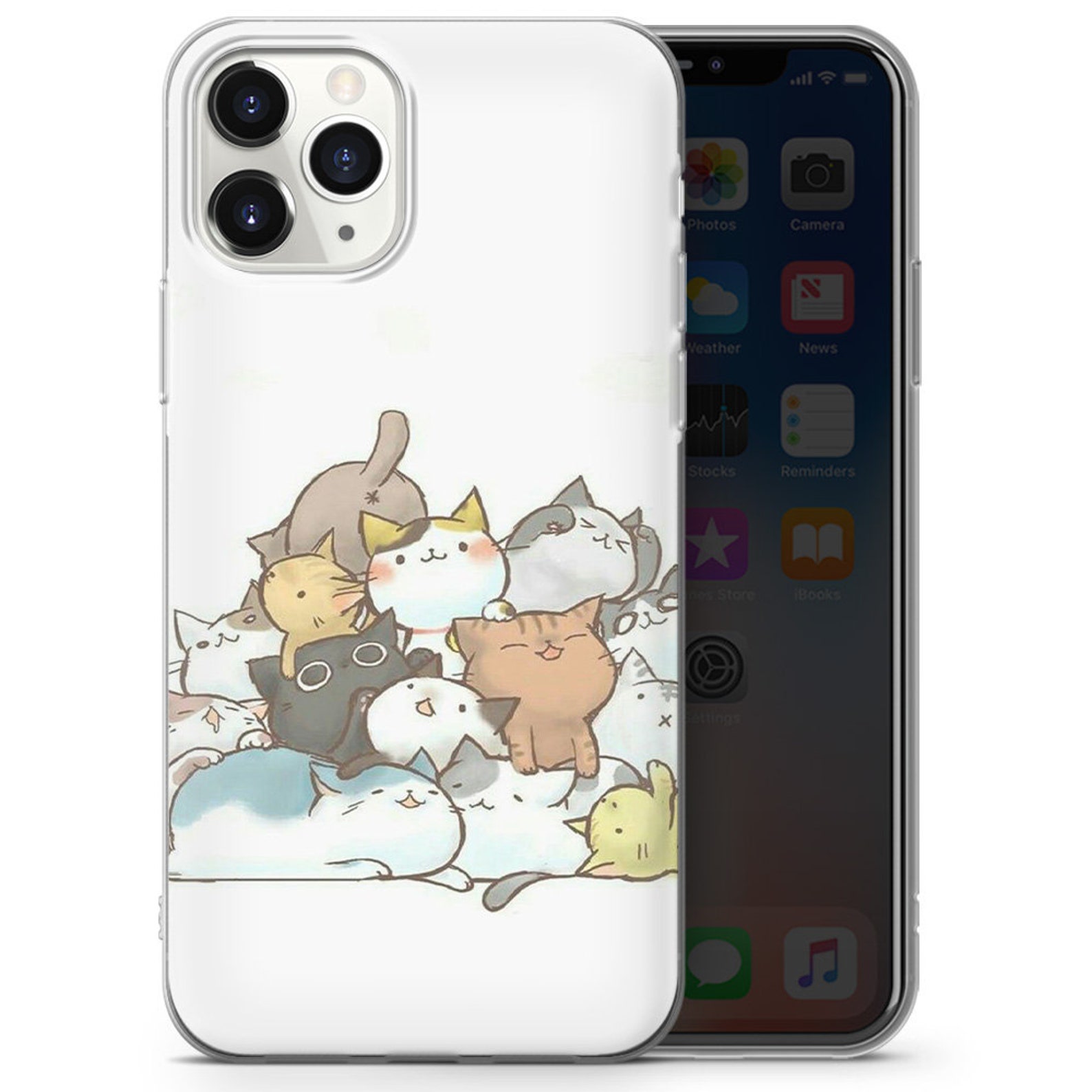 Cute Pet Cat Phone Case Kitten Cover Fit for Iphone 14 Pro - Etsy