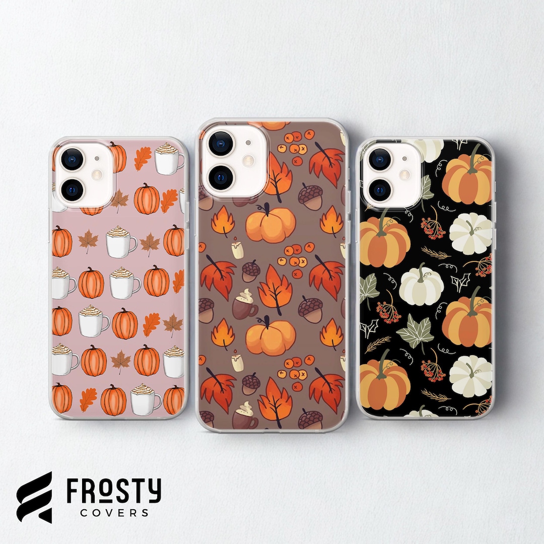 Autumn Phone Case Fall Leaves Cover for iPhone 17 Pro Max, 16e, 15, 14 ...