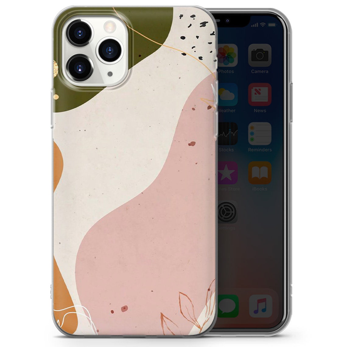 Modern Abstract Phone Case Line Art Cover for iPhone 17 Pro Max, 16e ...
