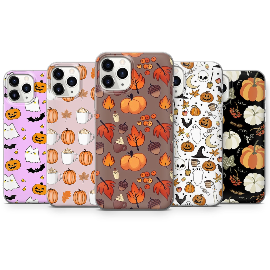 Autumn Phone Case Fall Leaves Cover for iPhone 17 Pro Max, 16e, 15, 14 ...