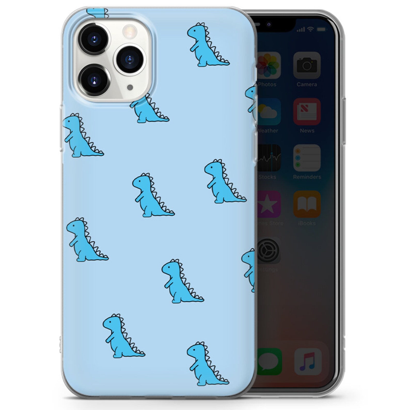 Cute Dinosaur Phone Case T-rex Dino Cover for iPhone 17 Pro Max, 16e ...