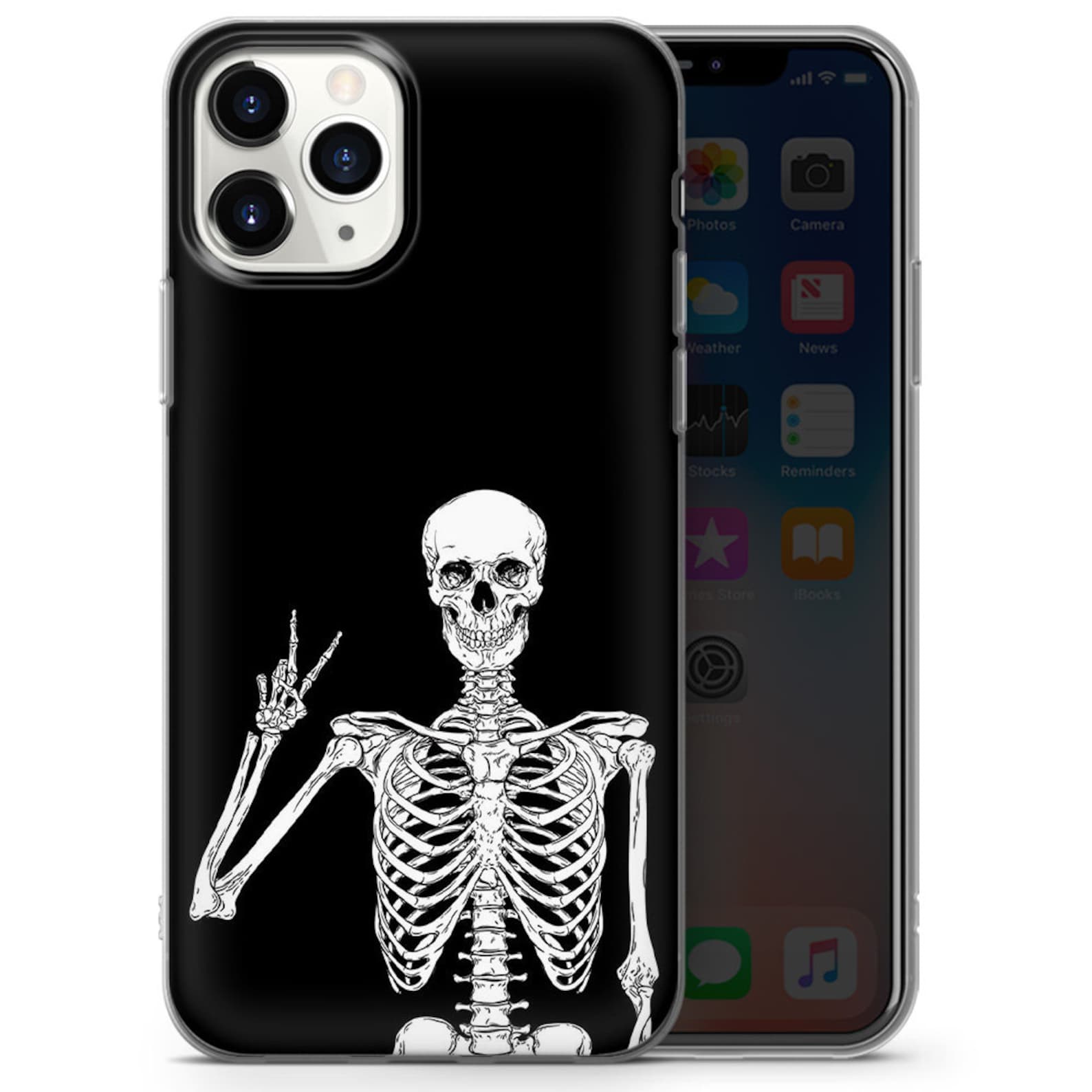 Aesthetic Skeleton Phone Case Skull Cover Fit for Iphone 13 | Etsy UK