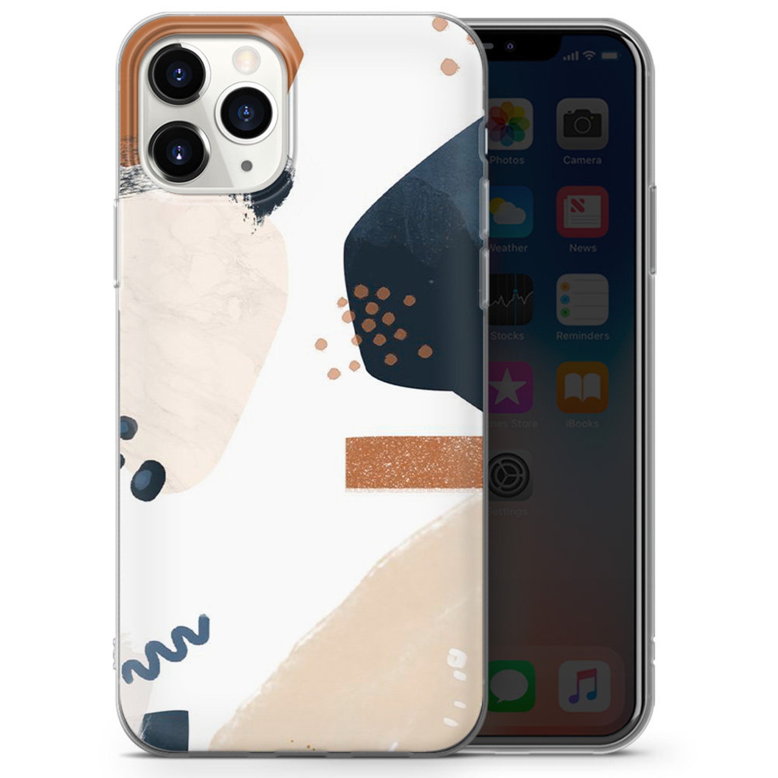 Modern Abstract Phone Case Line Art Cover for iPhone 17 Pro Max, 16e ...