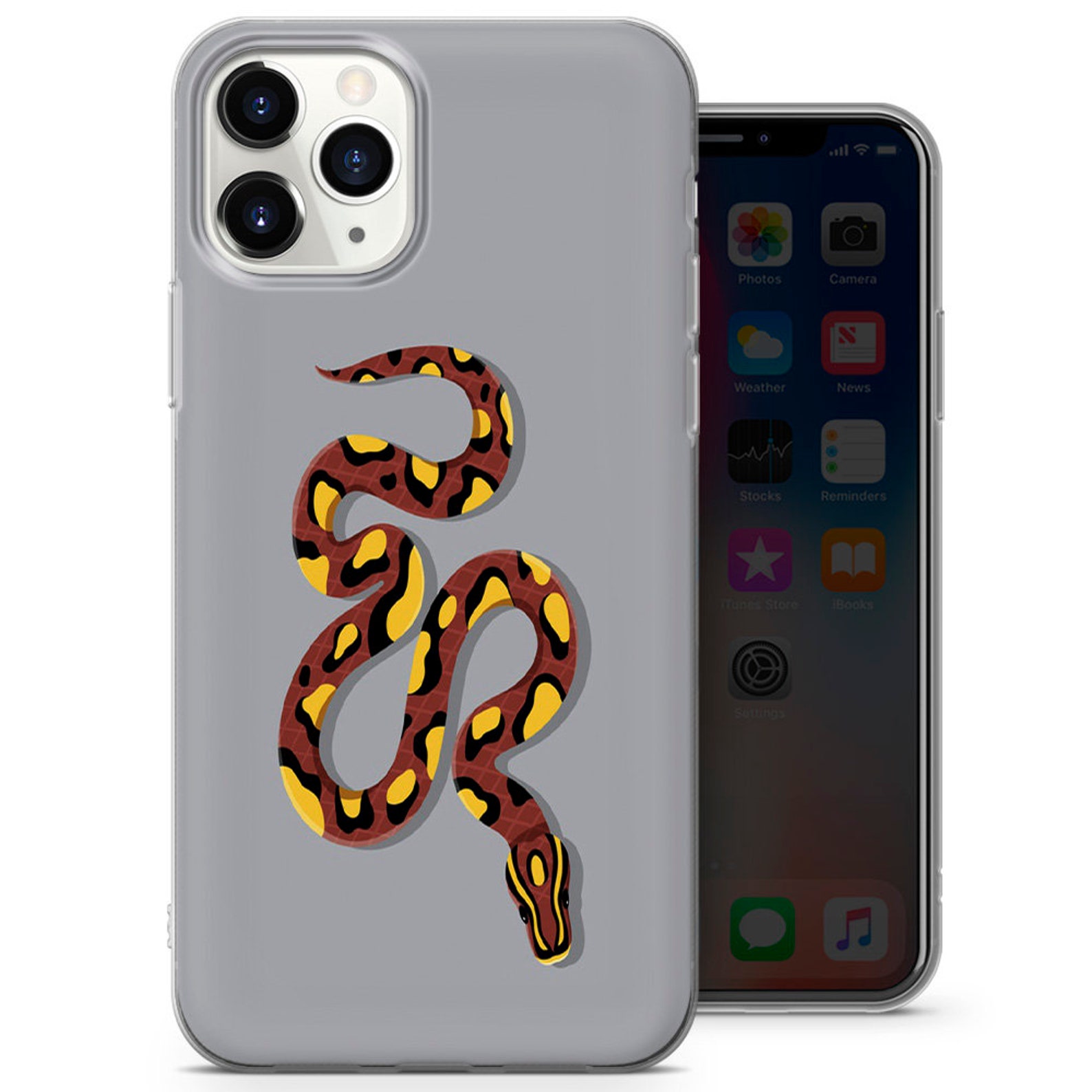 Snake Phone Case Pastel Cover fit for iPhone 12 Pro 11 XR | Etsy