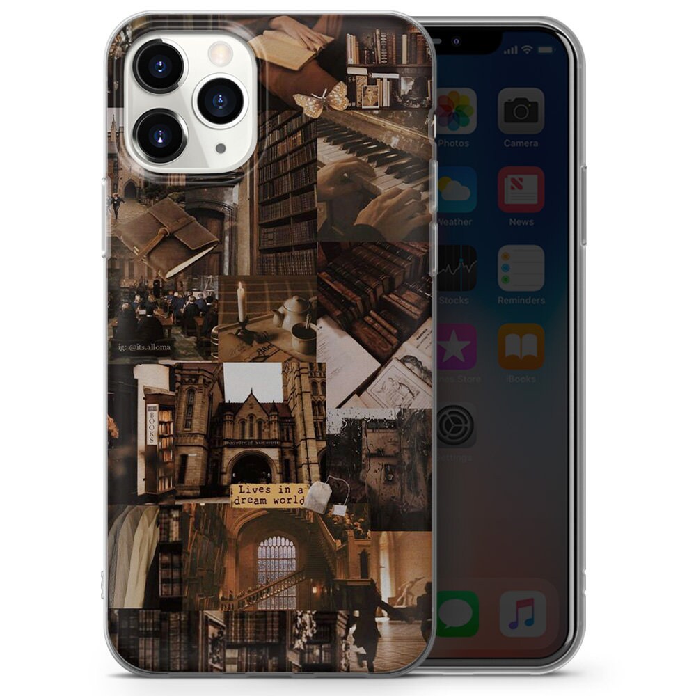 Aesthetic Collage Phone Case Dark Academia Cover for iPhone 17 Pro Max ...