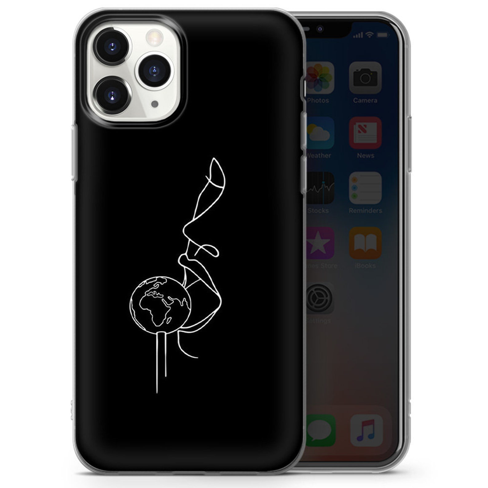 One Line Art Phone Case Drawing Cover Fit for Iphone 14 Pro - Etsy UK