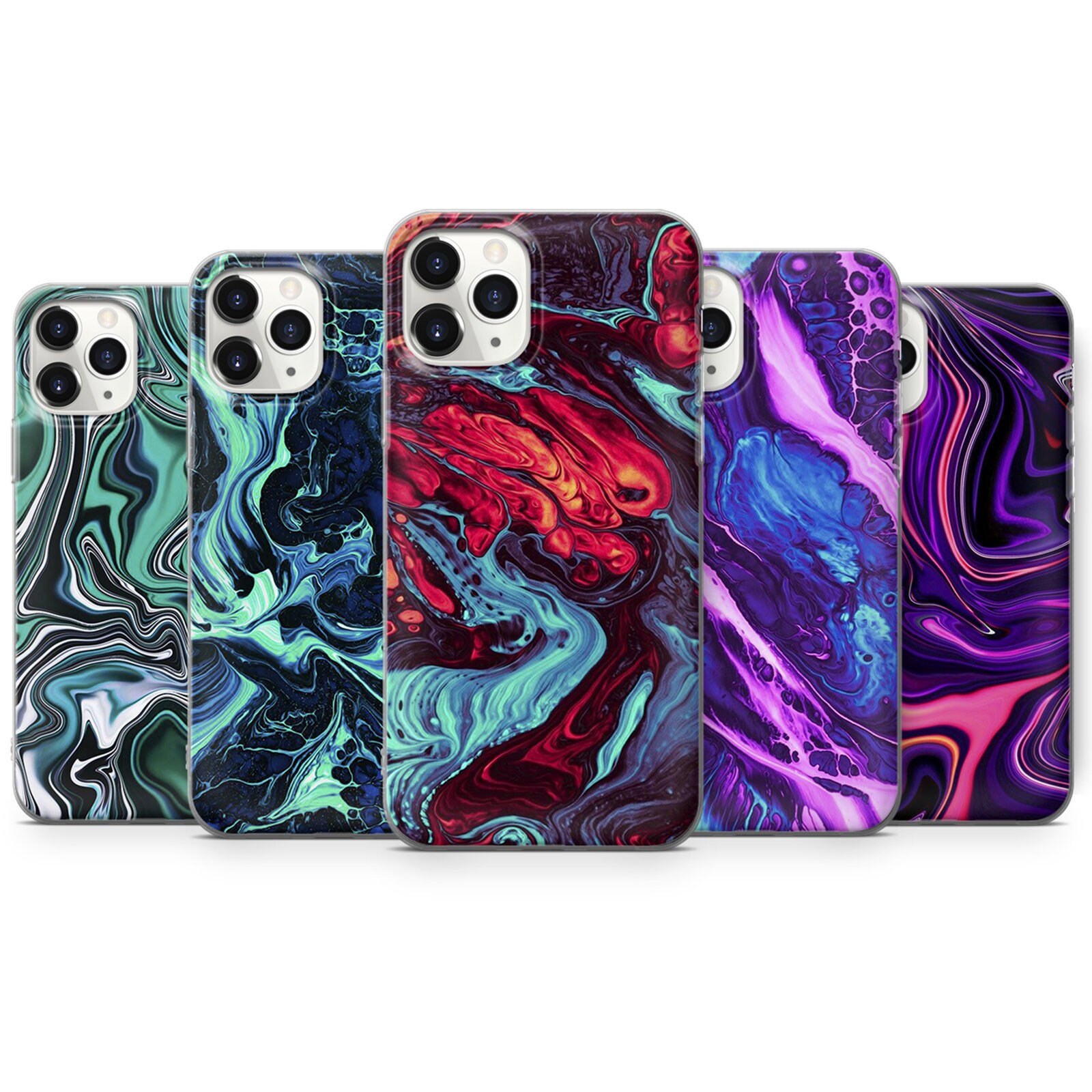 Abstract Art Phone Case Neon Colour Cover Fit for Iphone 14 - Etsy UK