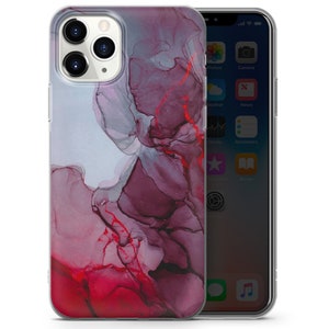 Marble Phone Case Red Green Blue Pink Cover for iPhone 17 Pro Max, 16e ...