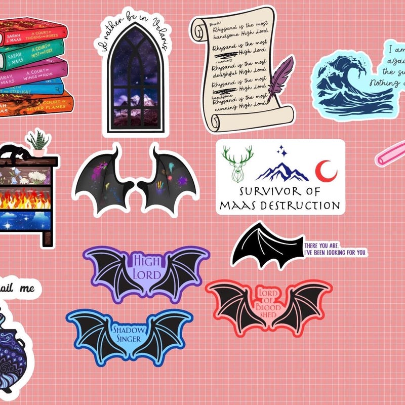 Acotar Stickers - Etsy